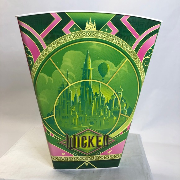Dining | 224 Wicked Movie Musical Themed Popcorn Tub Container Emerald ...